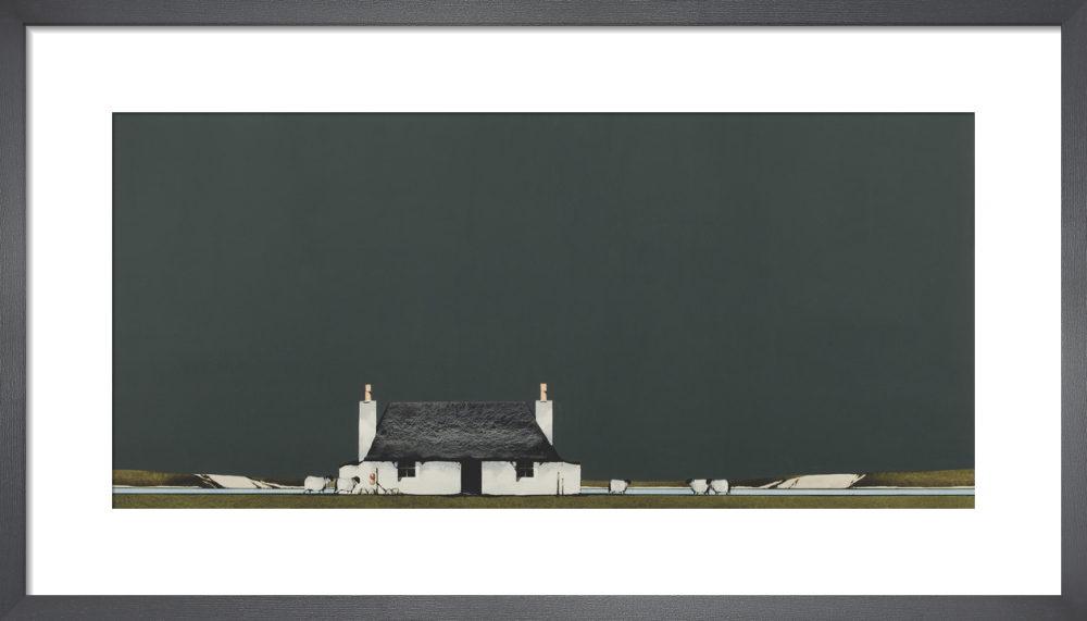 Tiree Cottage Art Print by Ron Lawson | King & McGaw